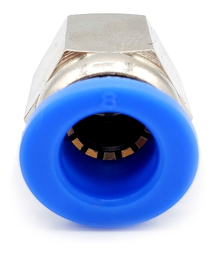 10 Pz De Conector/racor Rápido Neumático Recto M6 X 8mm | Instrutek